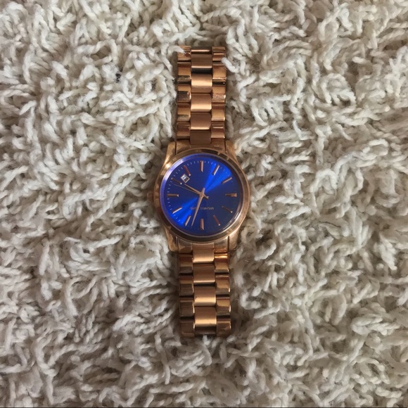 Michael Kors | Accessories | Authentic Michael Kors Blue Faced Watch ...
